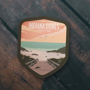 Indiana Dunes National Park Sticker | Multiple Sizes | Bumper Sticker ...