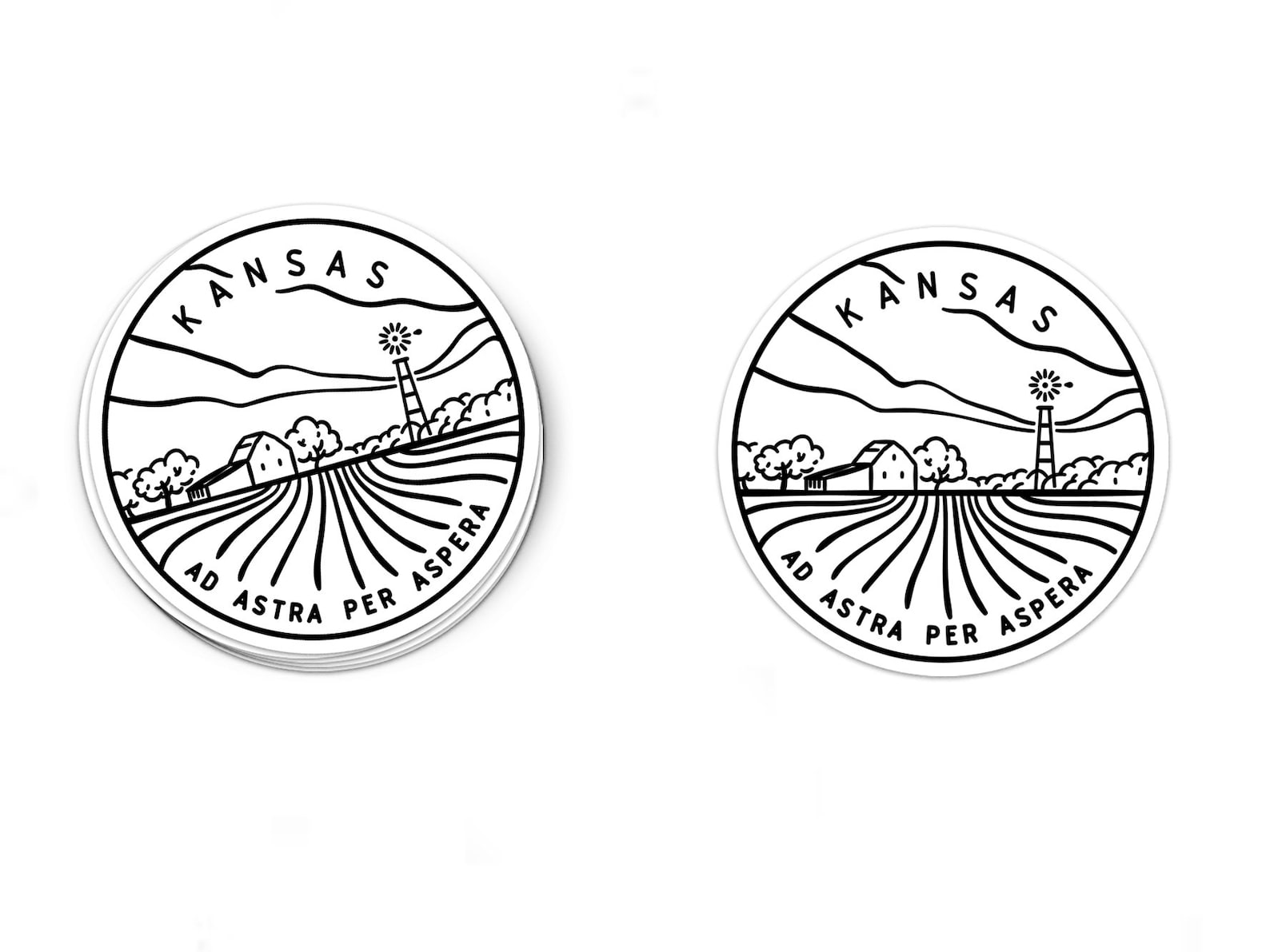 Kansas Sticker Kansas Decal Multiple Sizes Available - Etsy