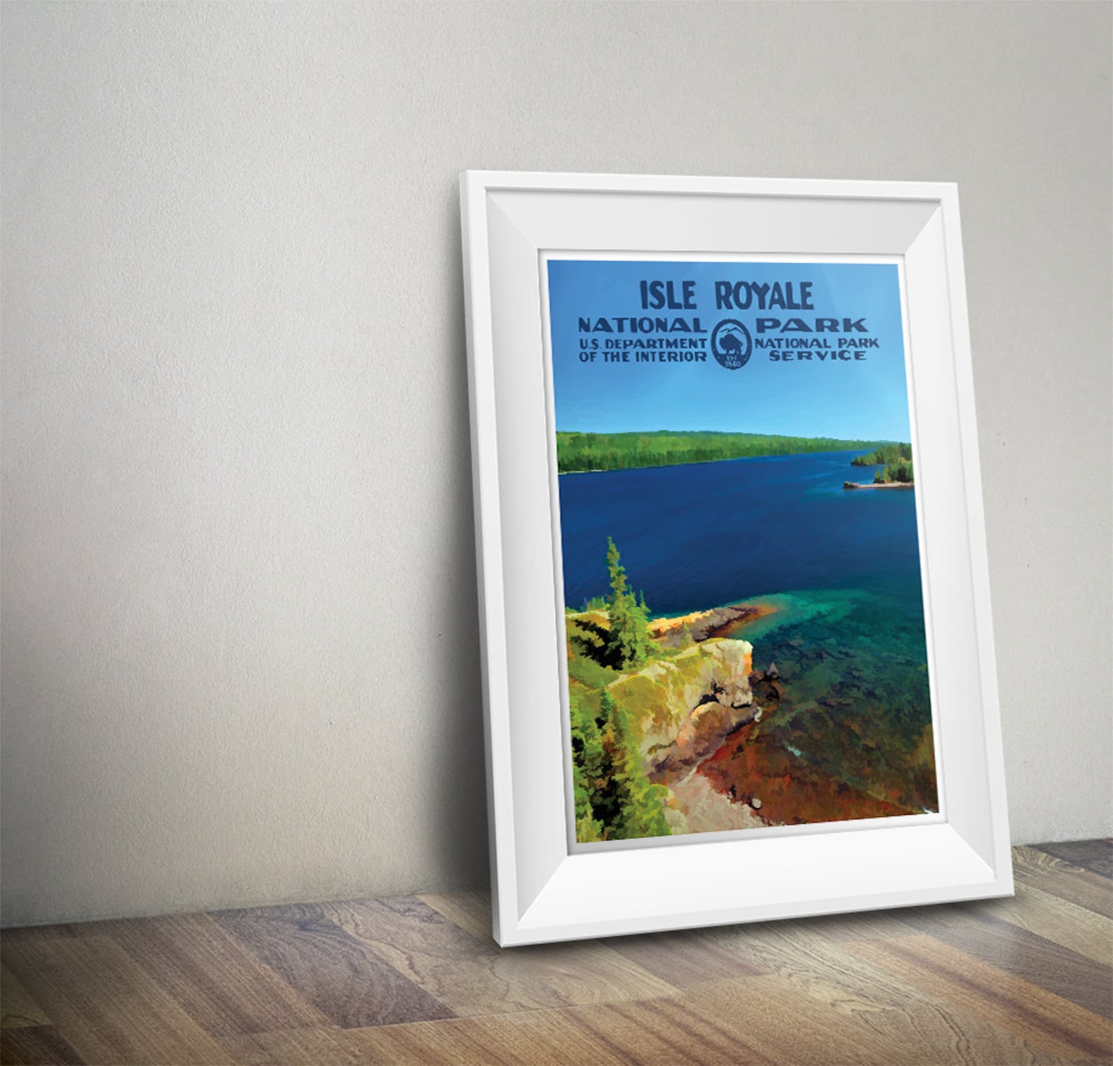 Isle Royale National Park Poster - Etsy
