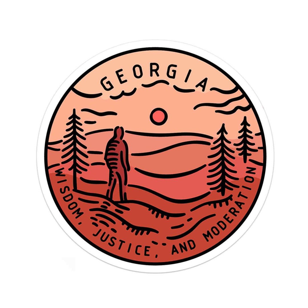 Georgia Sticker | Georgia | Multiple Sizes | Bumper Sticker | Water ...