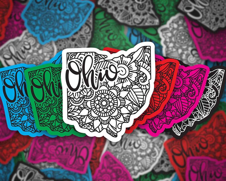 Ohio Sticker | Bumper Sticker | Bottle Sticker | Travel Sticker ...