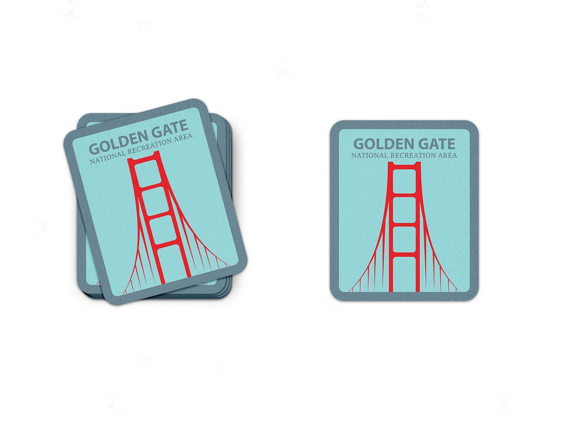 Golden Gate National Recreation Area Sticker - Etsy