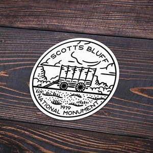 Scotts Bluff National Monument Sticker | National Park Sticker ...