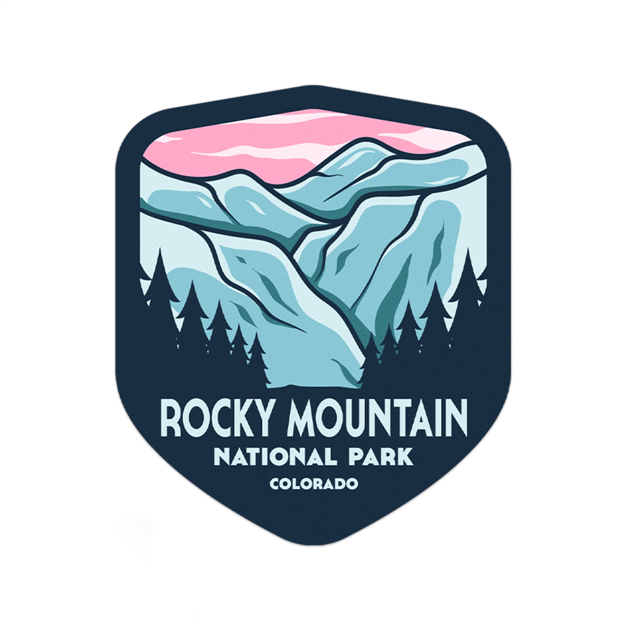 Rocky Mountain National Park Sticker National Park Decal - Etsy