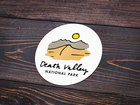 Death Valley National Park Sticker National Park Decal | Etsy
