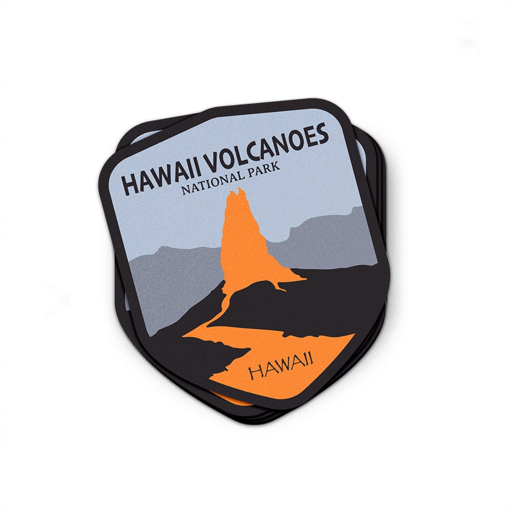 Hawaii Volcanoes National Park Sticker Multiple Sizes - Etsy