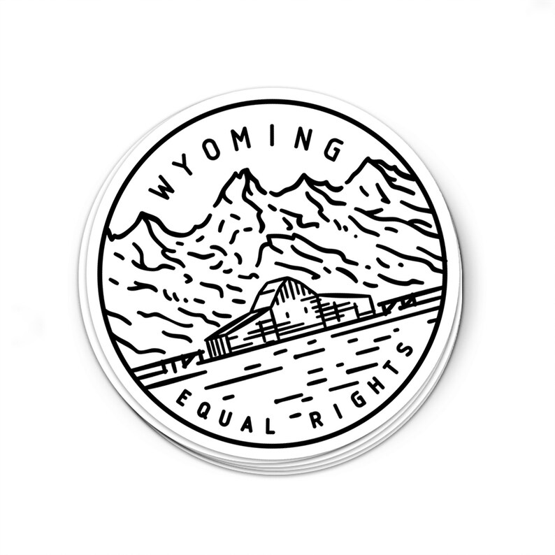 Wyoming Sticker | Wyoming Decal | Multiple Sizes | Bumper Sticker ...