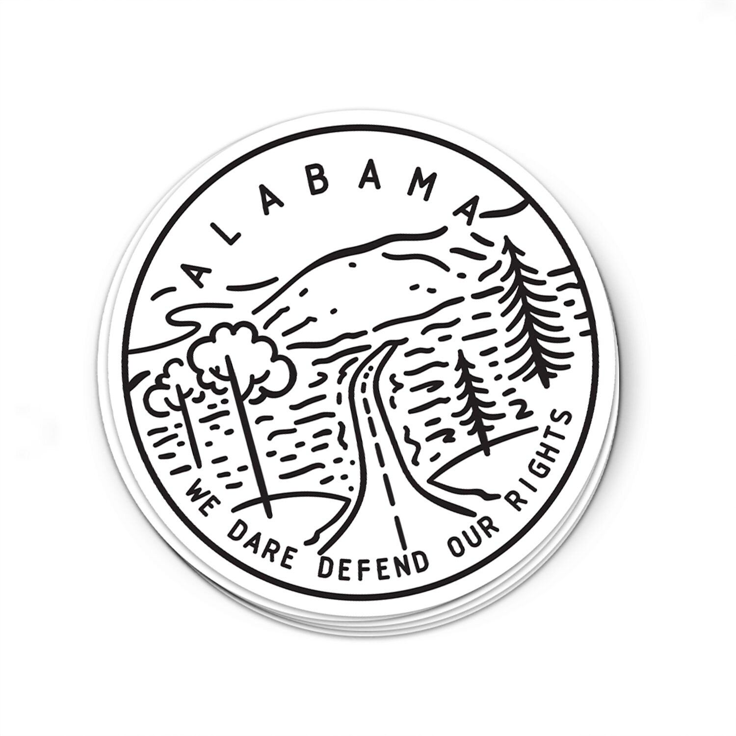 Alabama Sticker Alabama Decal Multiple Sizes Available - Etsy