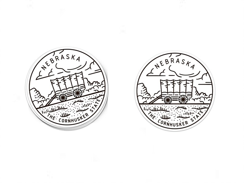 Nebraska Sticker Nebraska Decal Multiple Sizes Available | Etsy