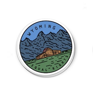 Wyoming Sticker | Wyoming Decal | Multiple Sizes | Bumper Sticker ...