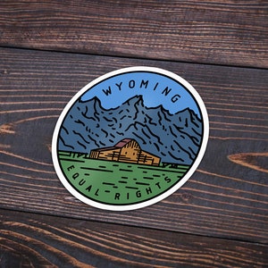 Wyoming Sticker | Wyoming Decal | Multiple Sizes | Bumper Sticker ...