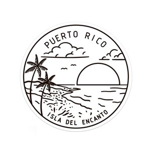 Puerto Rico Sticker | Puerto Rico Decal | Multiple Sizes | Bumper ...