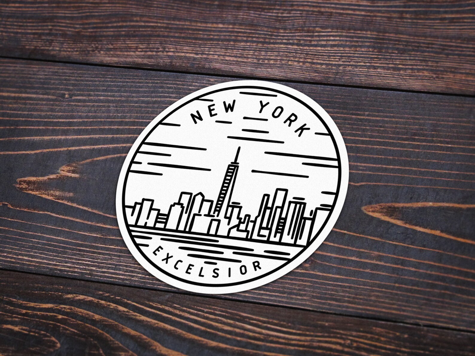 New York Sticker | New York Decal | Multiple Sizes | Bumper Sticker ...