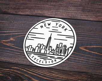 New York Sticker | Etsy
