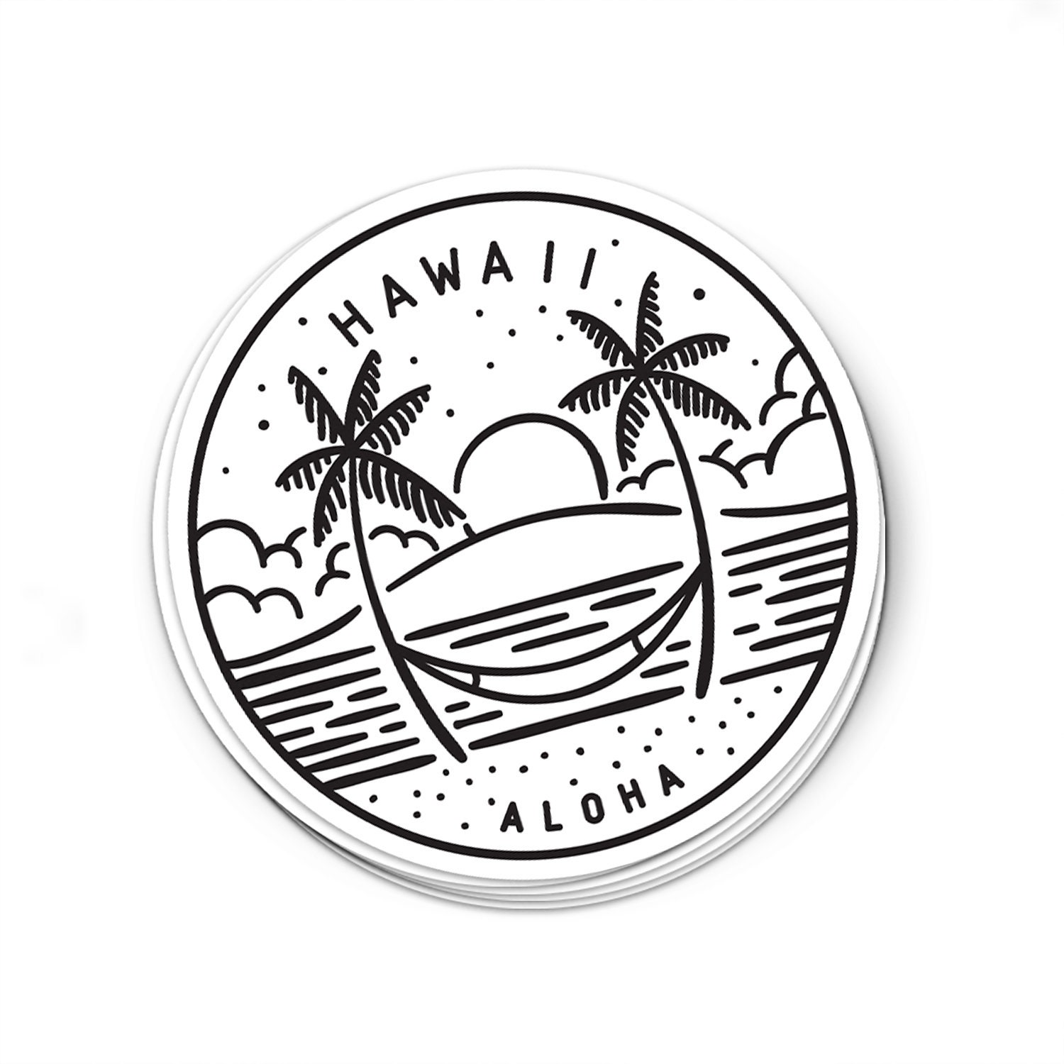 Hawaii Sticker Hawaii Decal Multiple Sizes Available | Etsy