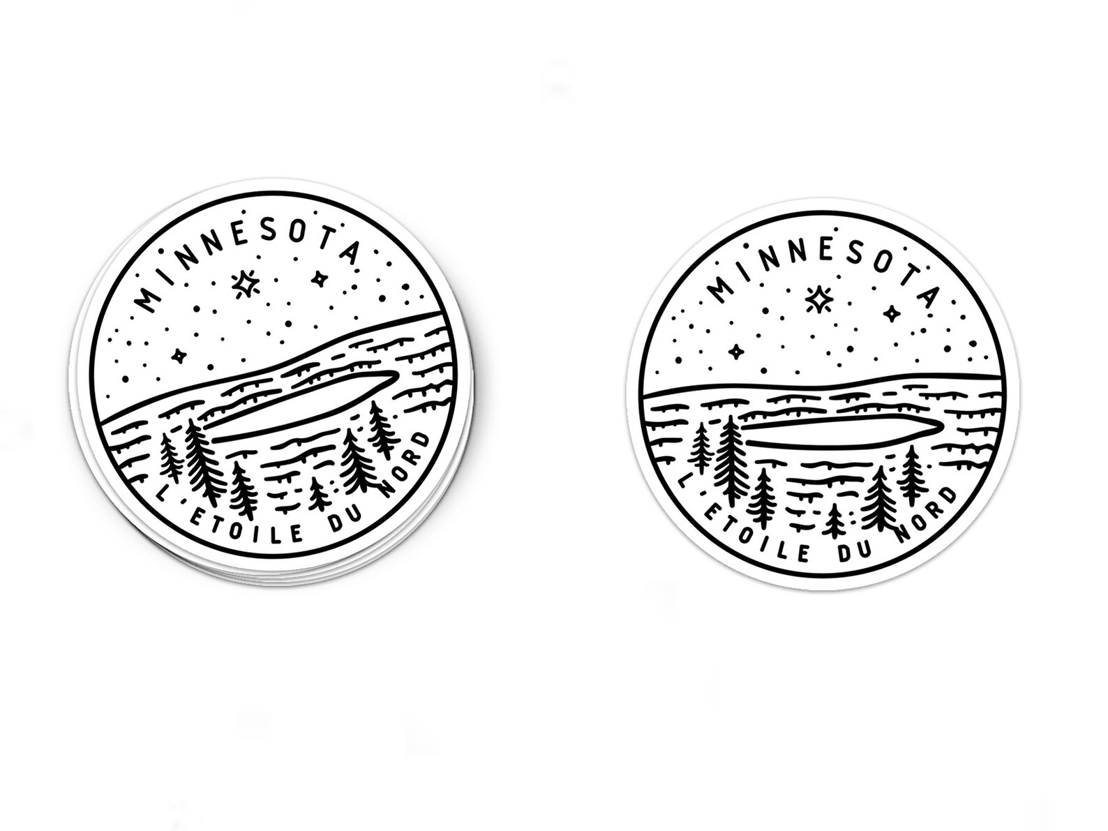 Minnesota Sticker Minnesota Decal Multiple Sizes Bumper - Etsy