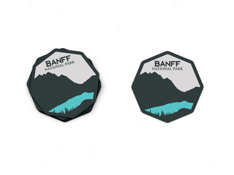 Banff National Park Sticker Multiple Sizes Available - Etsy