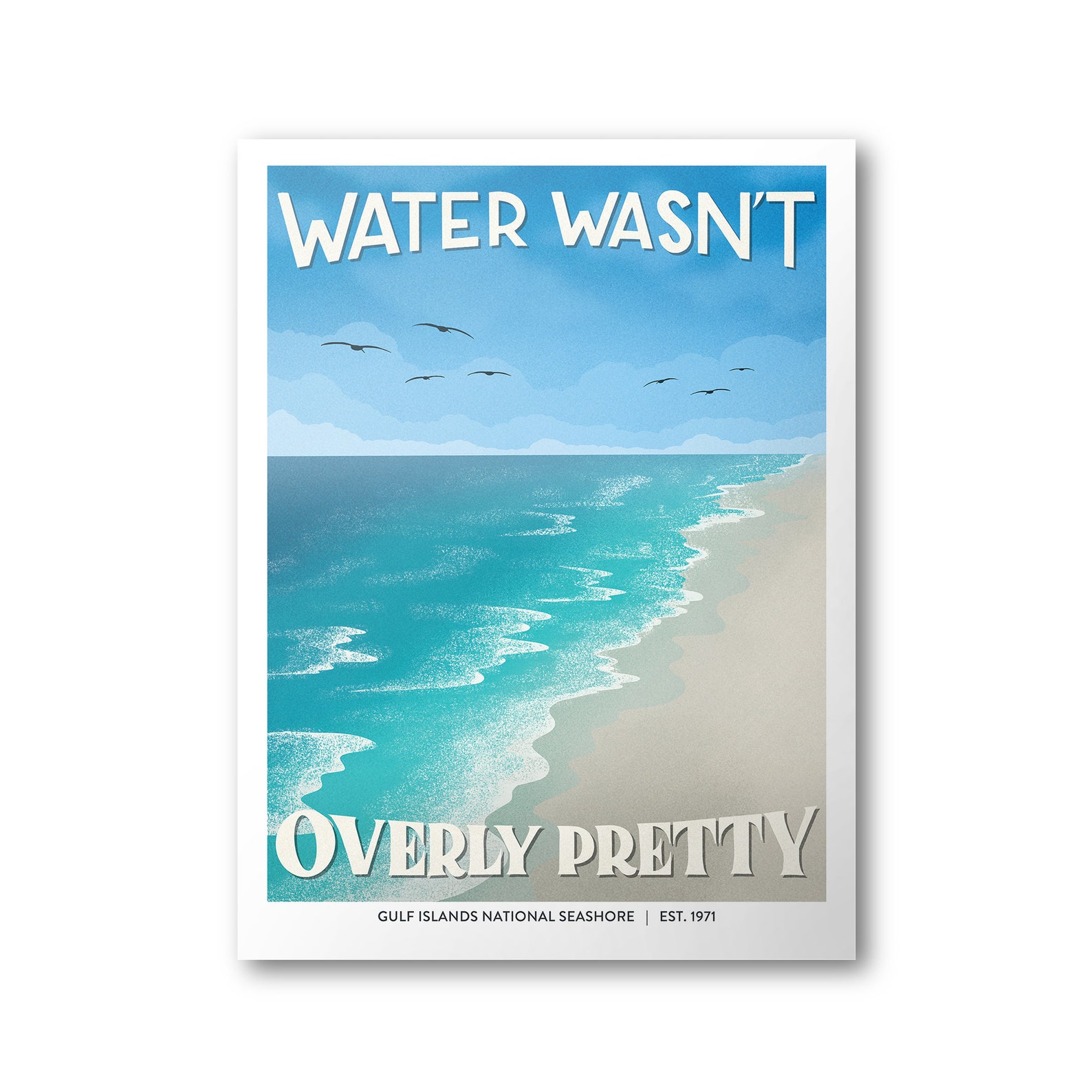 Gulf Islands National Seashore Poster | Subpar Parks Poster - Etsy