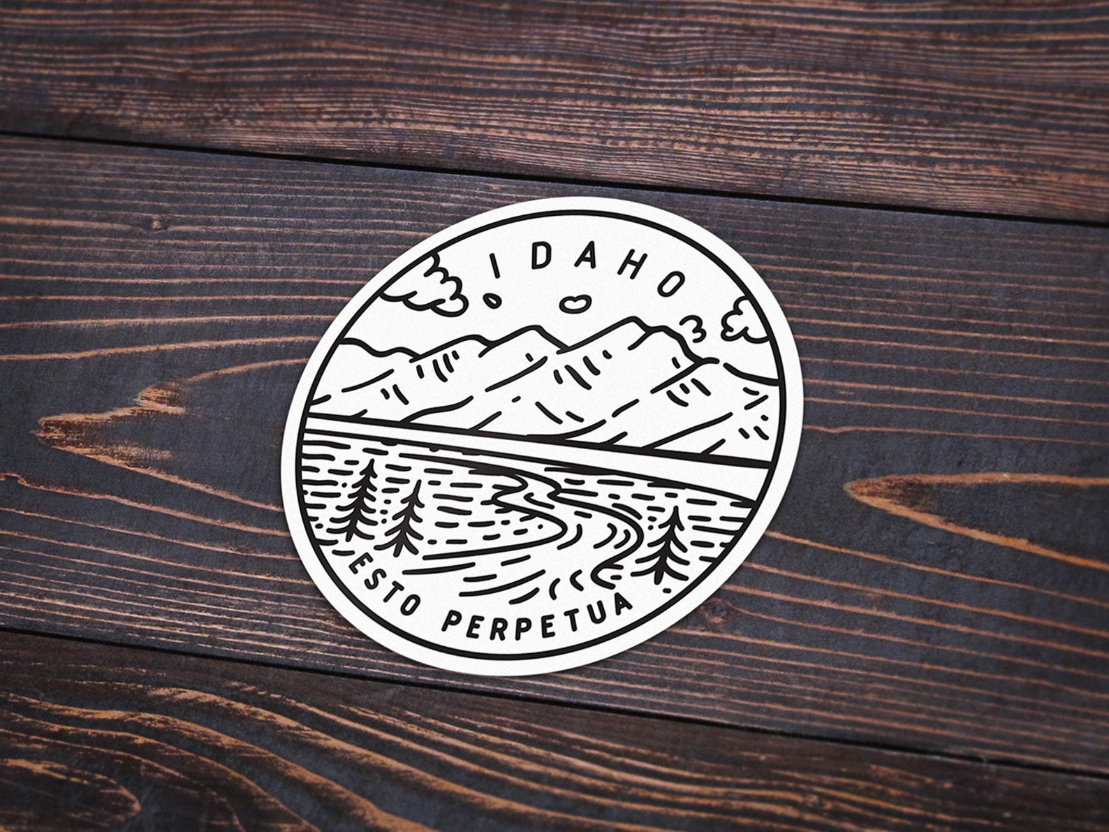Idaho Sticker | Idaho Decal | Multiple Sizes | Bumper Sticker | Water ...