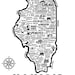 Illinois Poster | Minimalist State Map | State Poster | Wall Art | Home ...