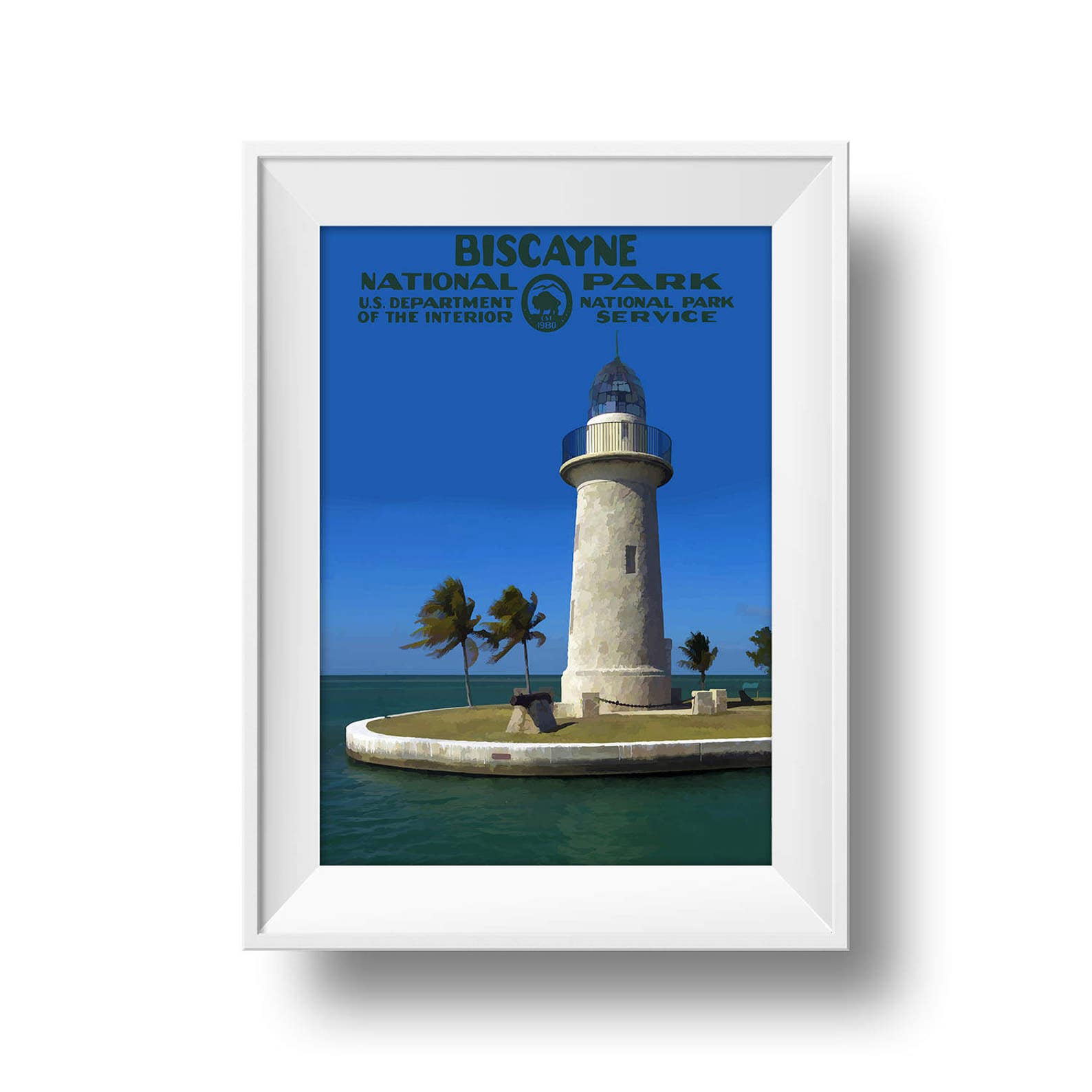 Biscayne National Park Poster | National Park Poster | National Park ...