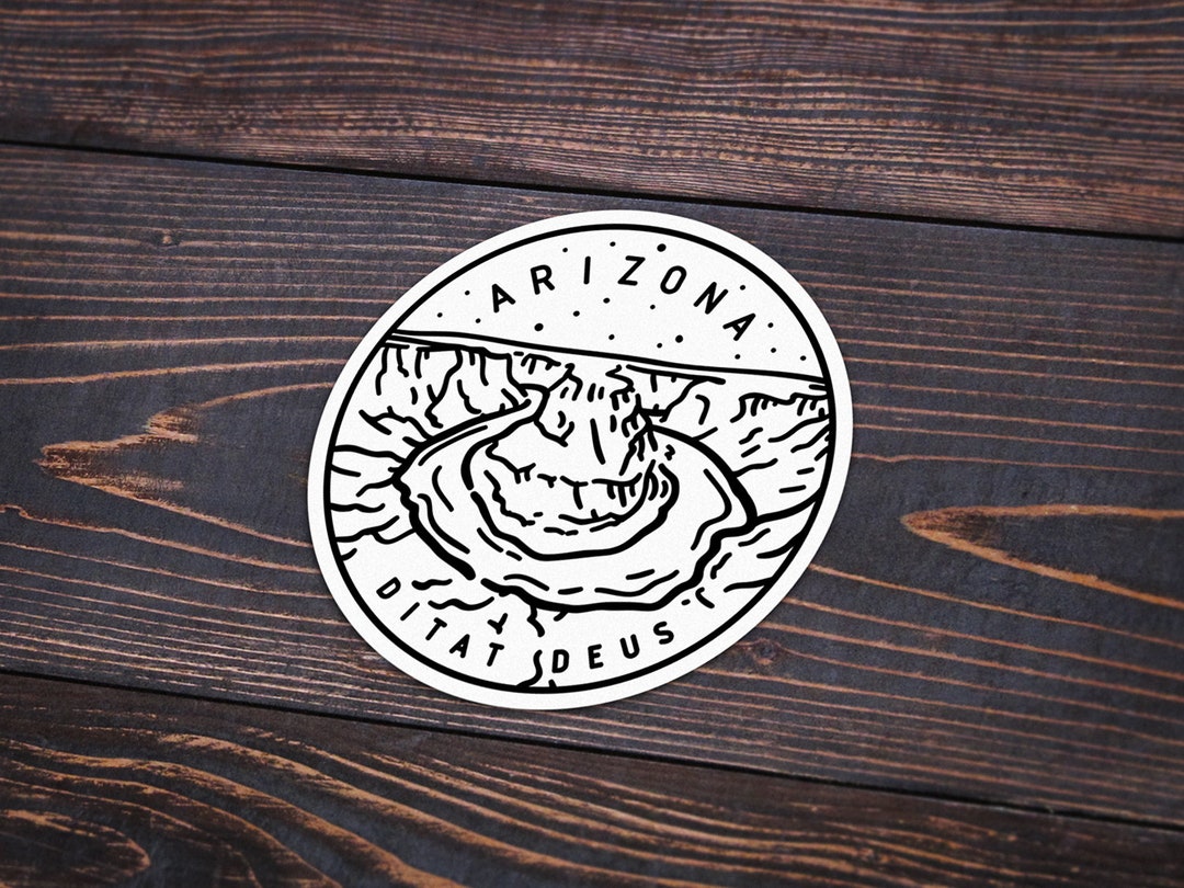 Arizona Sticker | Arizona Decal | Multiple Sizes | Bumper Sticker ...