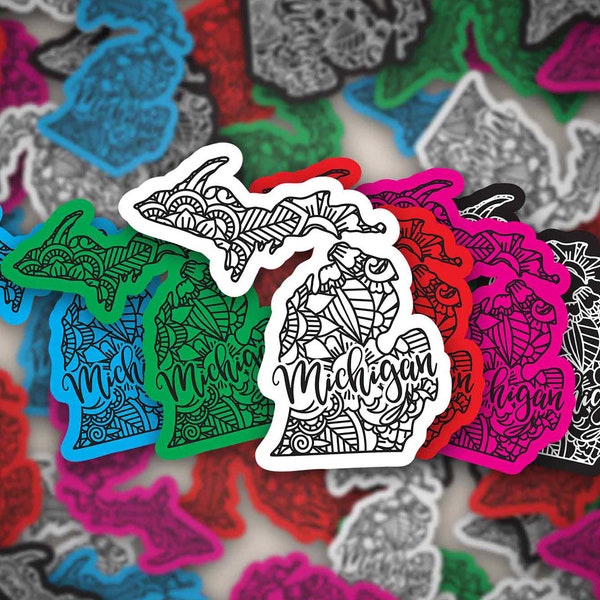 Michigan Sticker - Etsy
