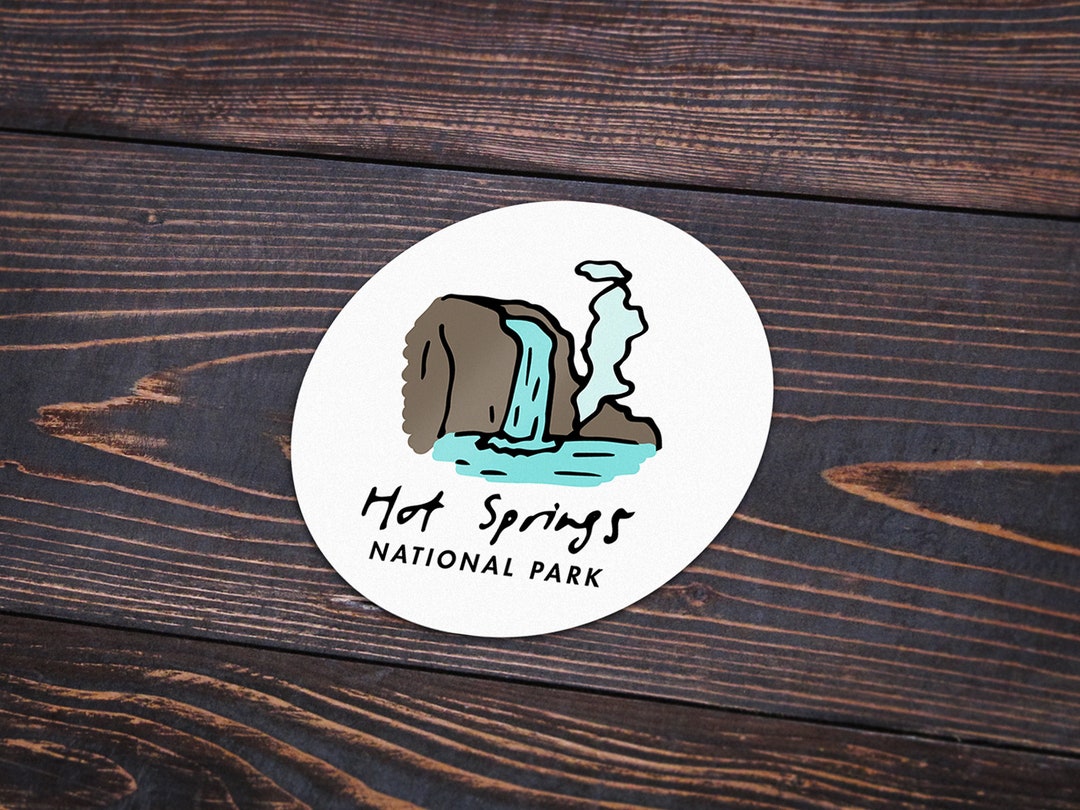 Hot Springs National Park Sticker | Multiple Sizes | Bumper Sticker ...