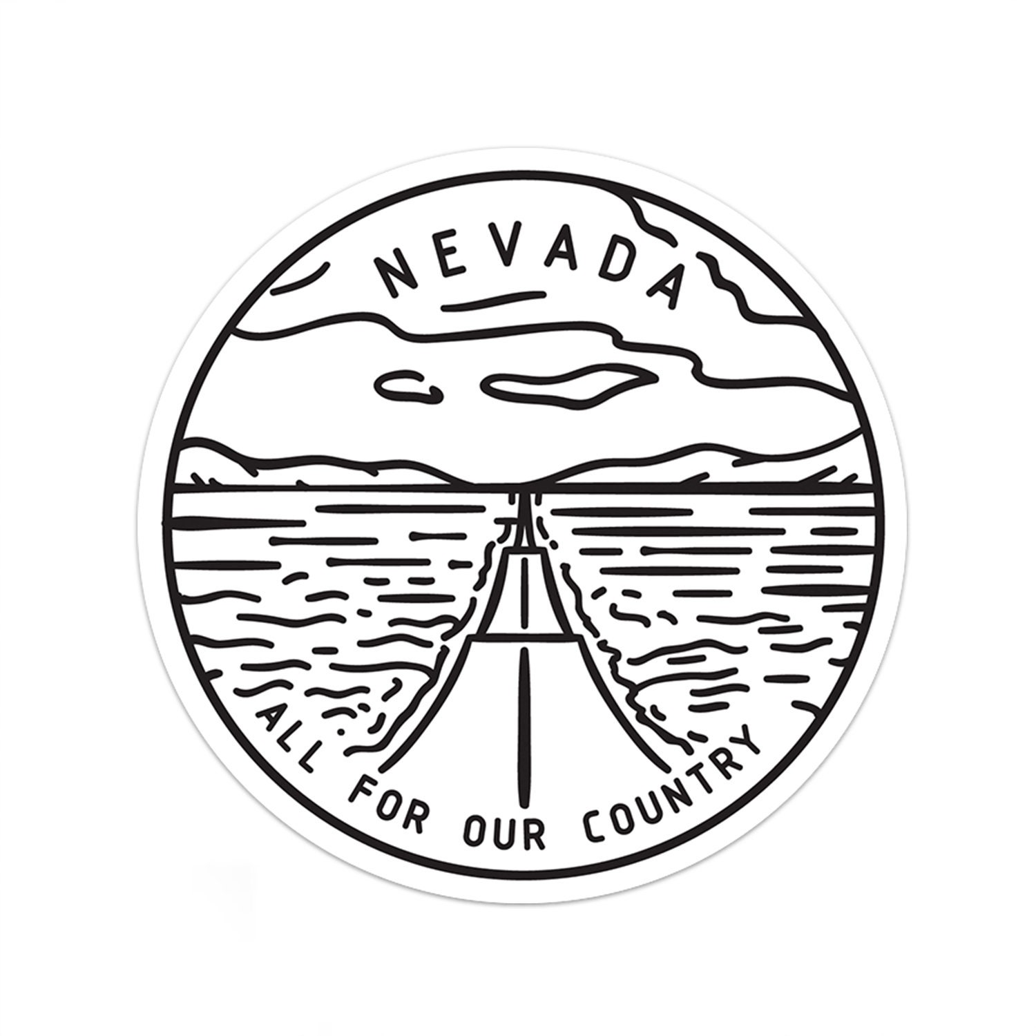Nevada Sticker Nevada Decal Multiple Sizes Available - Etsy
