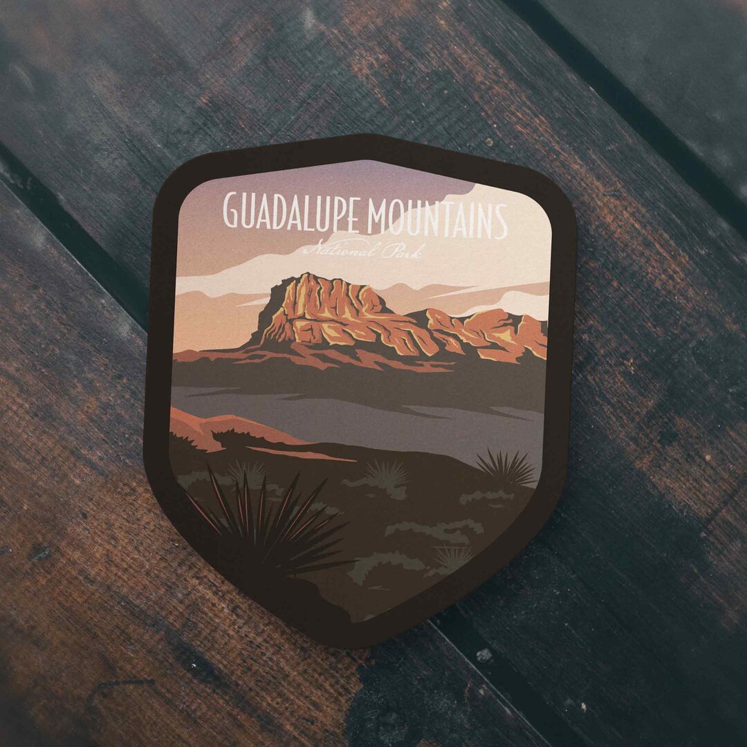 Guadalupe Mountains National Park Sticker Multiple Sizes Bumper Sticker ...
