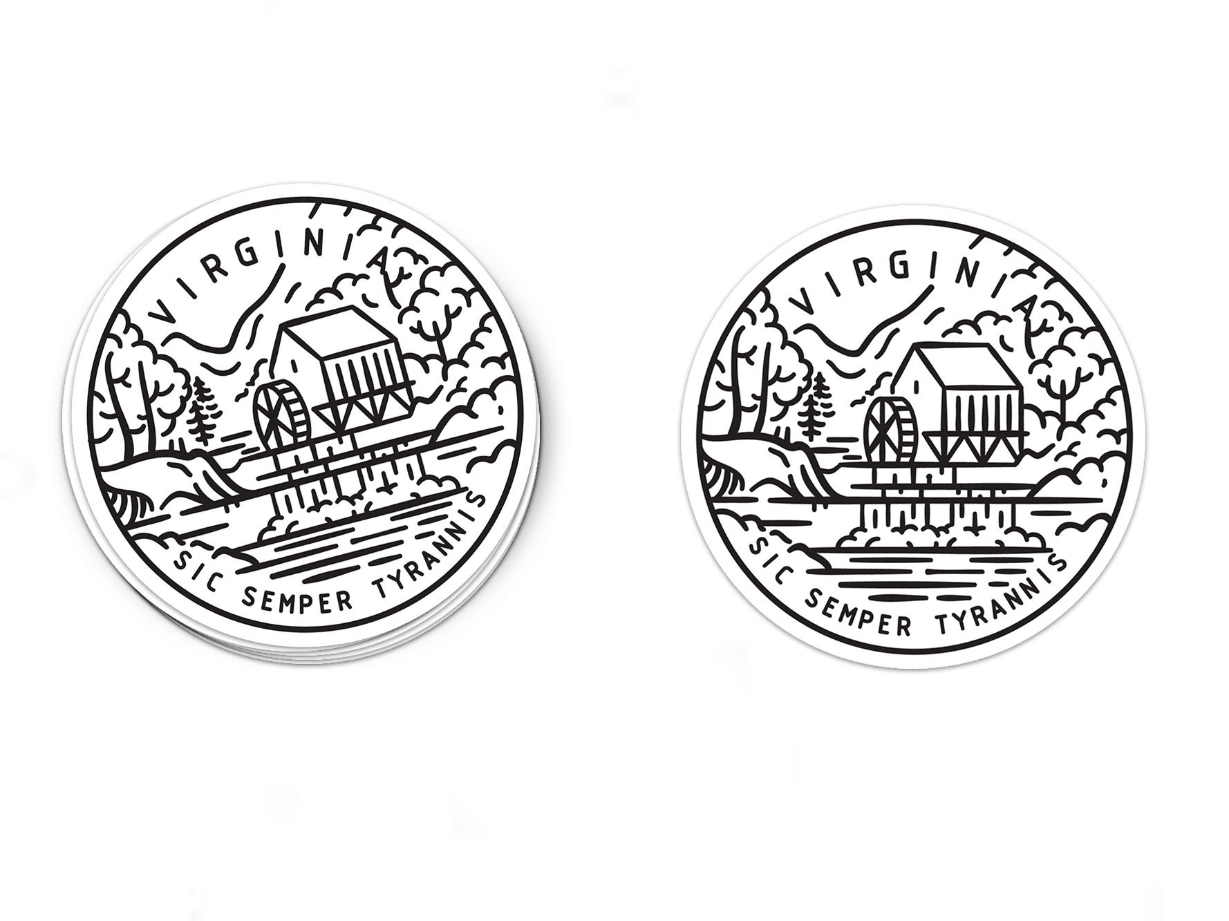 Virginia Sticker Virginia Decal Multiple Sizes Available - Etsy