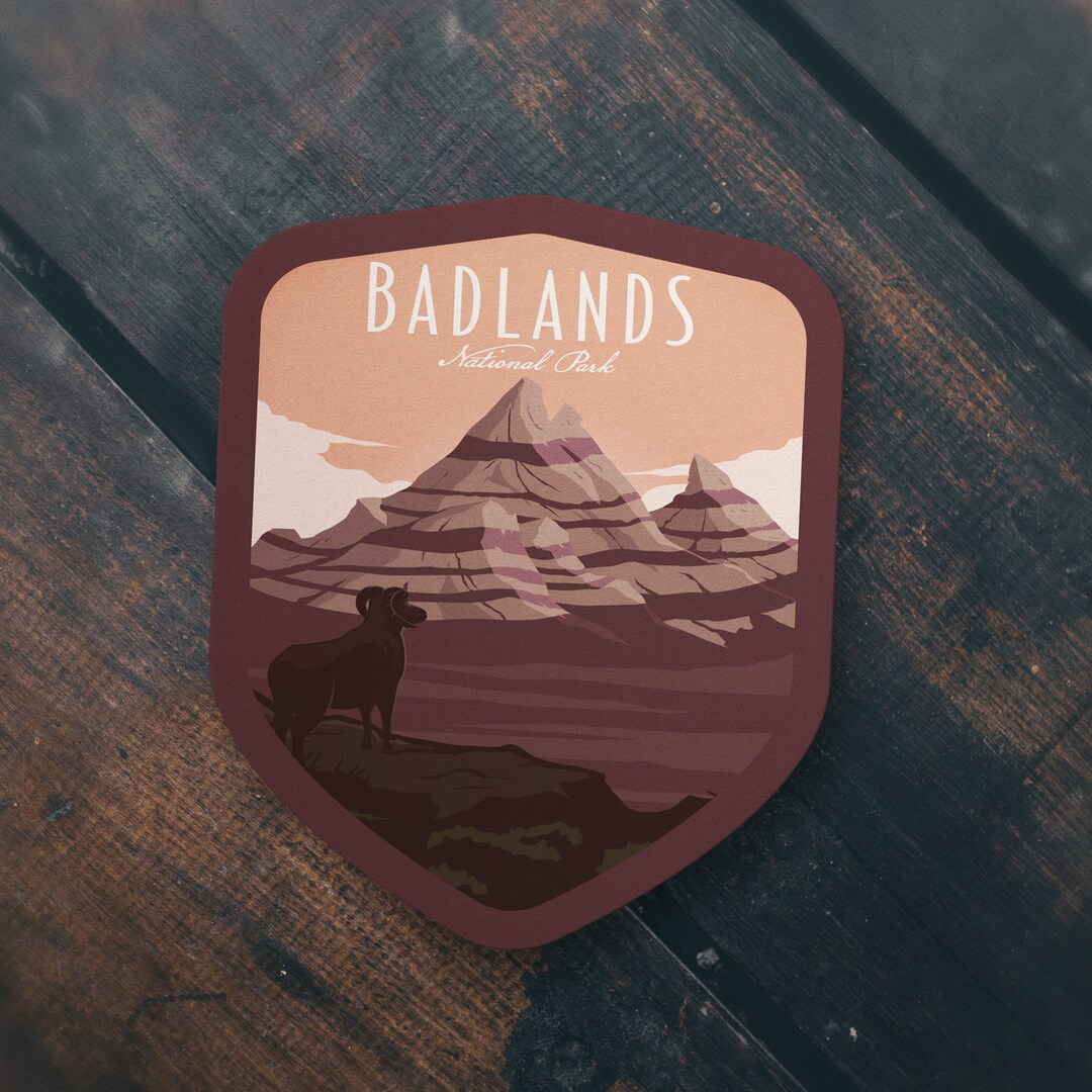 Badlands National Park Sticker - Etsy