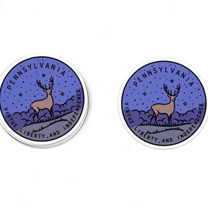 Pennsylvania Sticker | Pennsylvania Decal | Multiple Sizes | Bumper ...