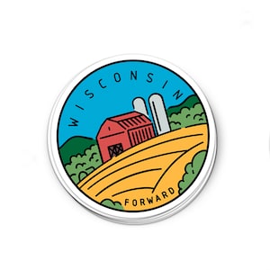 Wisconsin Sticker | Wisconsin Decal | Multiple Sizes | Bumper Sticker ...