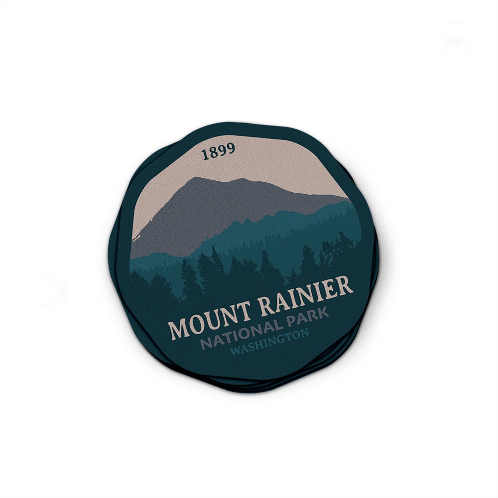 Mount Rainier National Park Sticker Multiple Sizes Bumper - Etsy