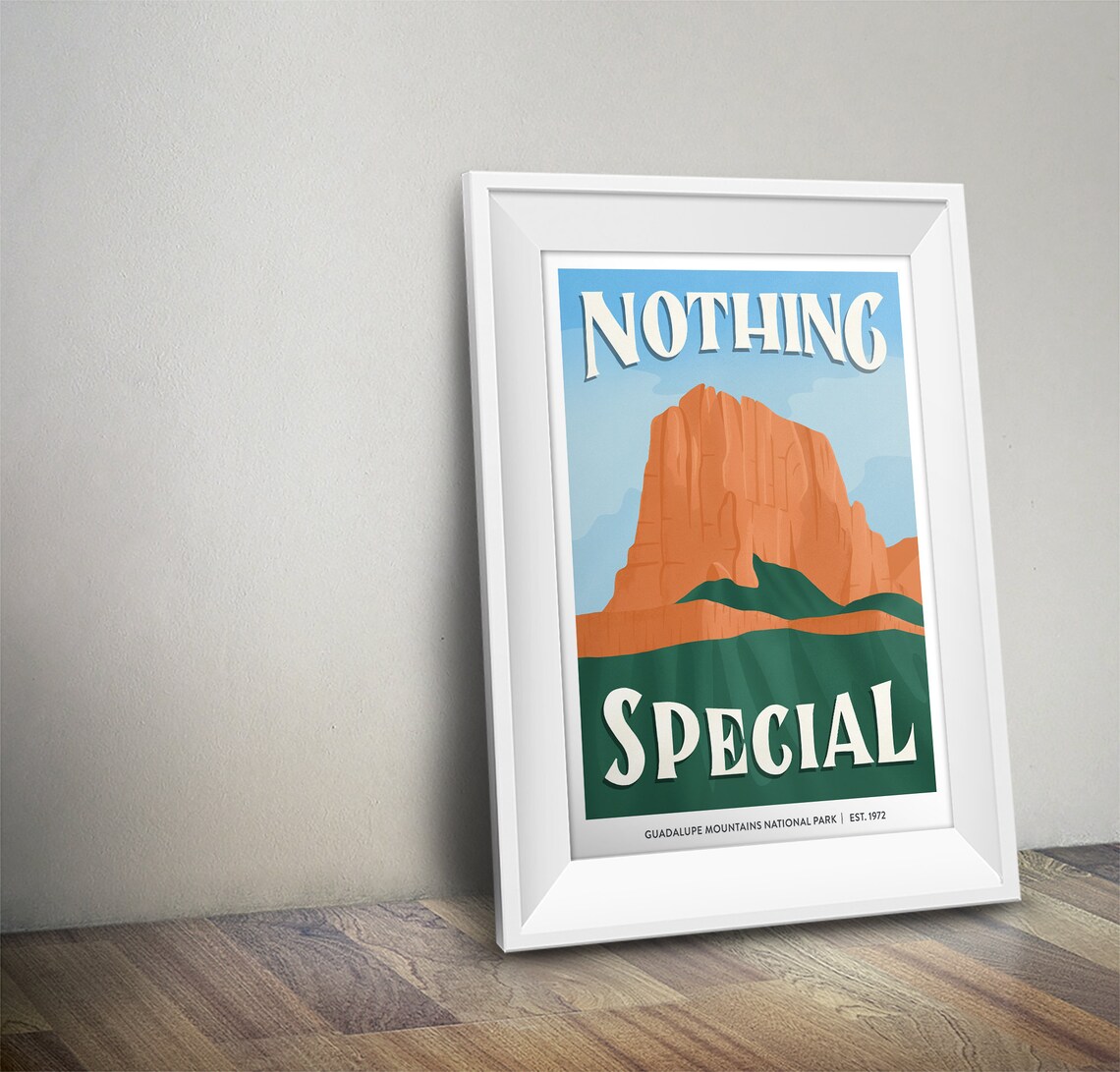 Guadalupe Mountains National Park Poster Subpar Parks Poster - Etsy