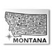 Montana Poster | Minimalist State Map | State Poster | Wall Art | Home ...