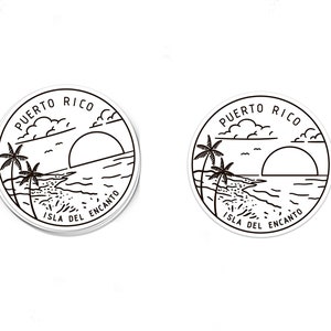 Puerto Rico Sticker | Puerto Rico Decal | Multiple Sizes | Bumper ...