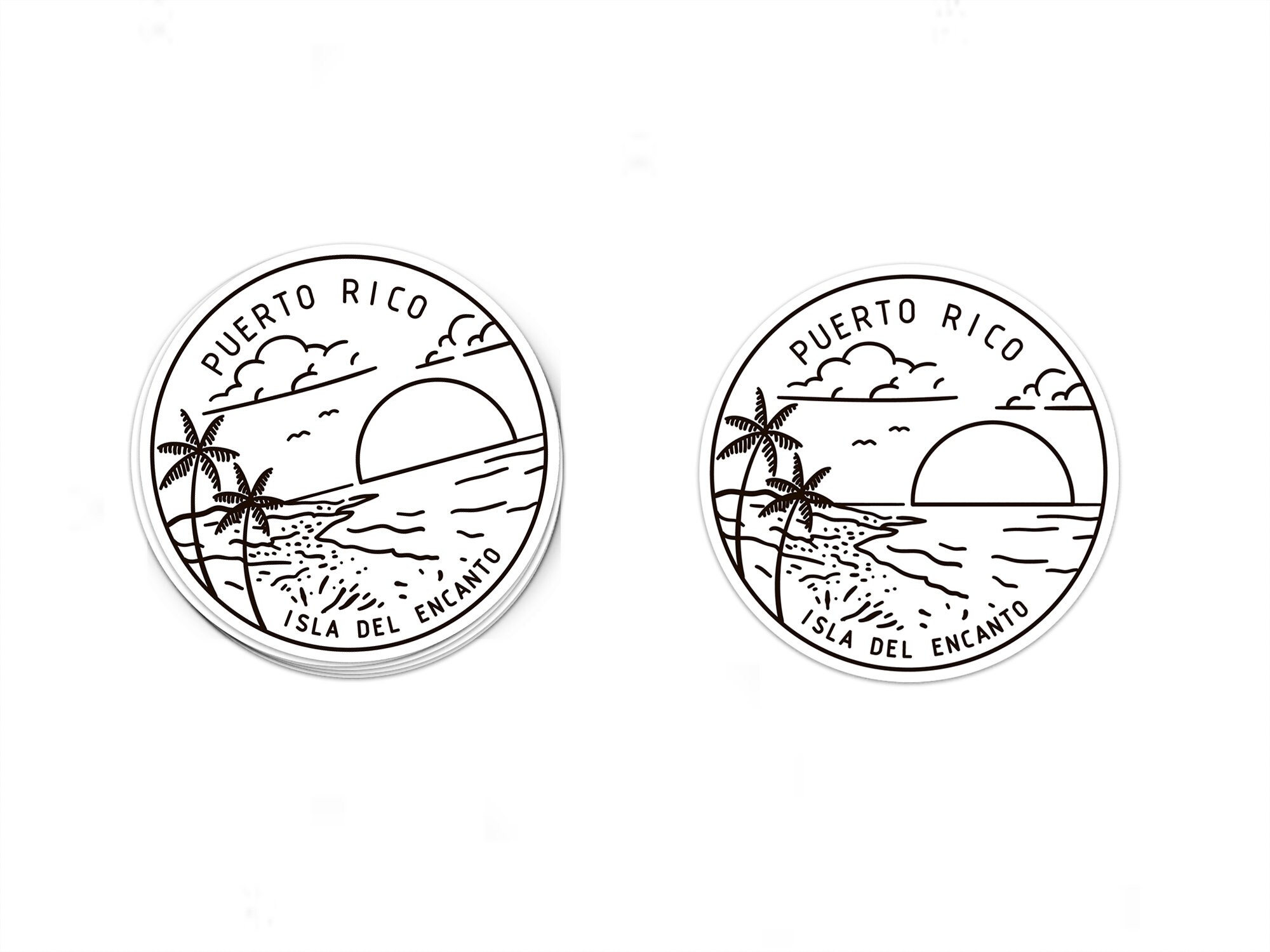 Puerto Rico Sticker Puerto Rico Decal Multiple Sizes - Etsy