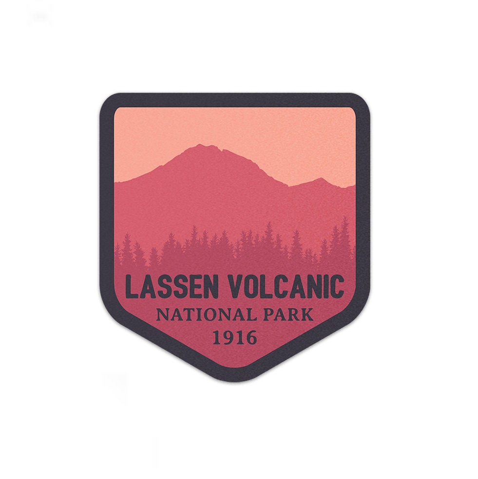 Lassen Volcanic National Park Sticker National Park Decal - Etsy