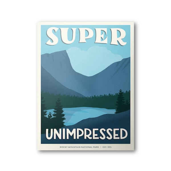 Rocky Mountain National Park Poster - Etsy