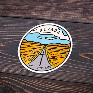 Nevada Sticker | Nevada Decal | Multiple Sizes | Bumper Sticker | Water ...