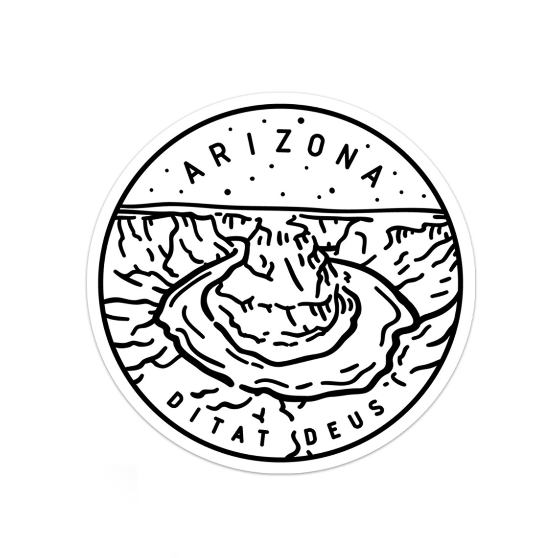 Arizona Sticker Arizona Decal Multiple Sizes Available - Etsy