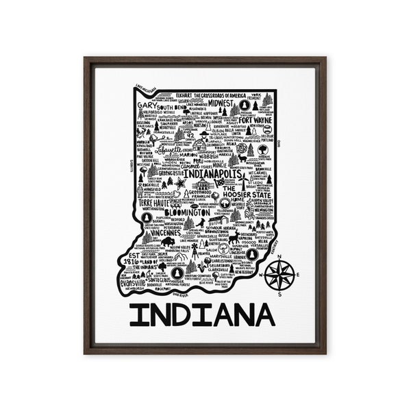 Indiana Wall Art - Etsy