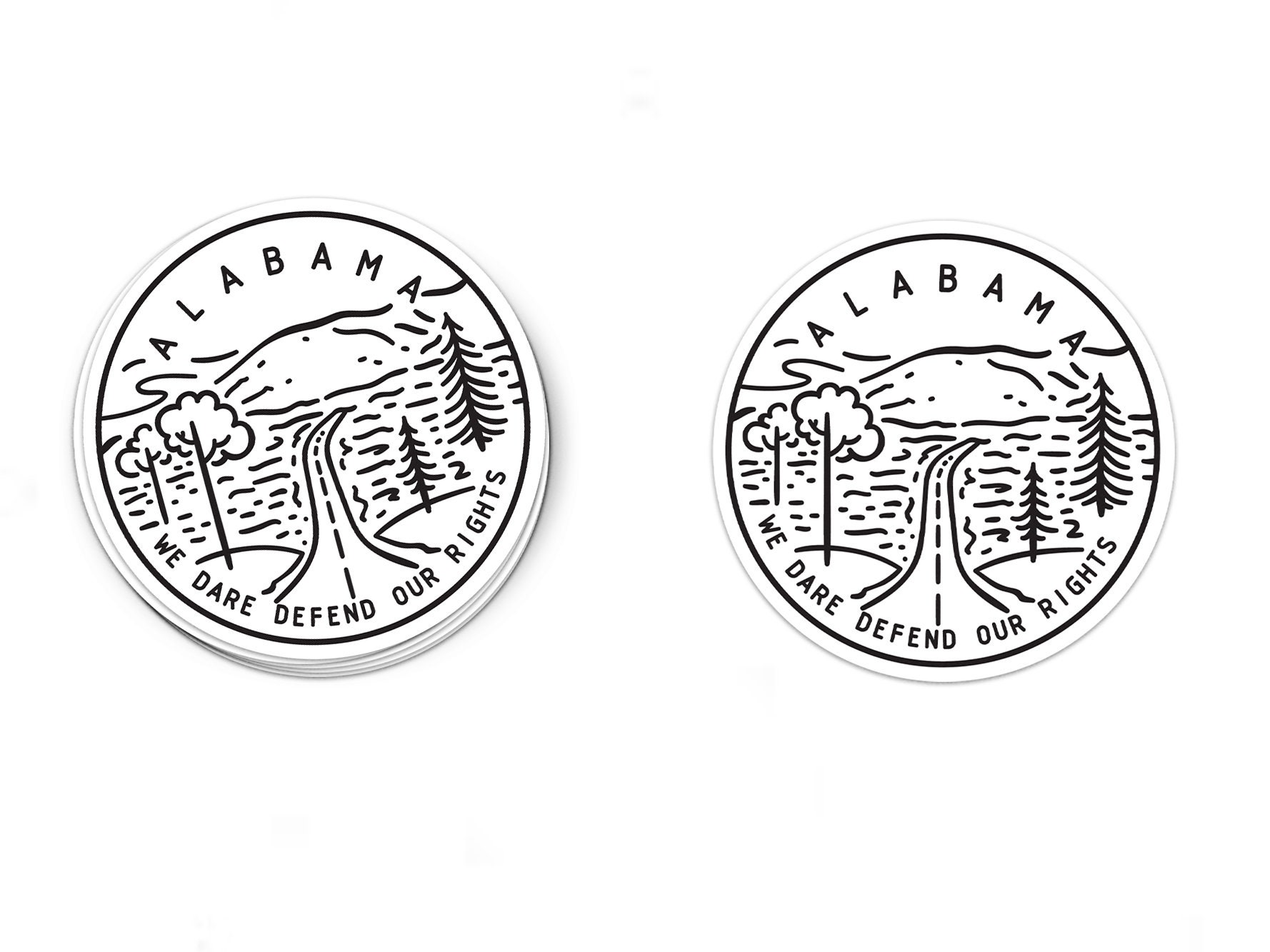 Alabama Sticker Alabama Decal Multiple Sizes Bumper - Etsy