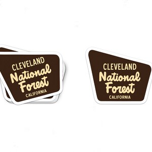 Cleveland National Forest Sticker | Bumper Sticker | Water Bottle ...