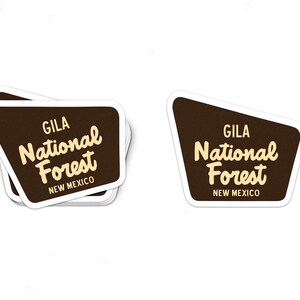 Gila National Forest Sticker | New Mexico Bumper Sticker | Water Bottle ...