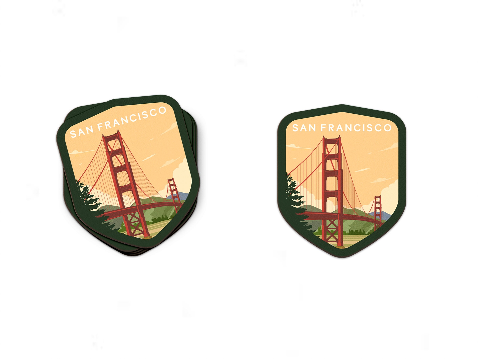 San Francisco Sticker Travel Sticker Travel Decal - Etsy