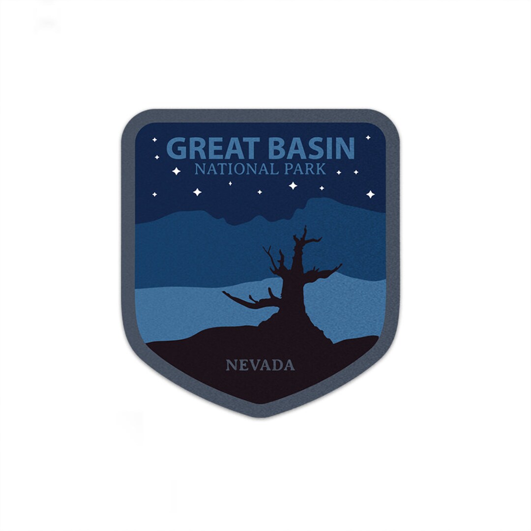 Great Basin National Park Vinyl Sticker, Nevada Travel Decal - Etsy