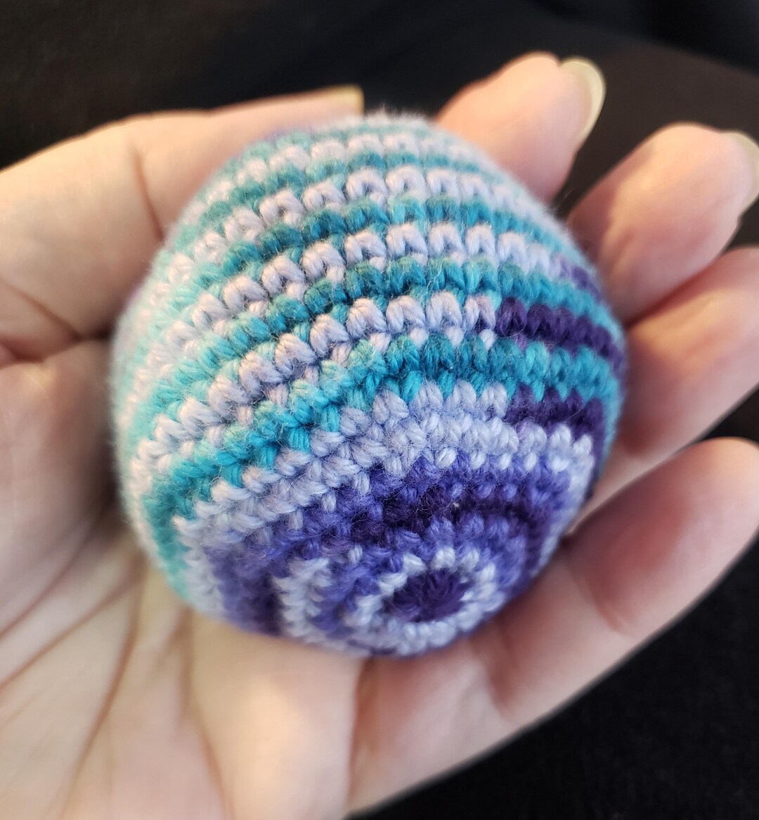 2.1.014po/ao – 1 Oz Sensory Fidget/stress Ball, Purple Ombre + Aqua ...